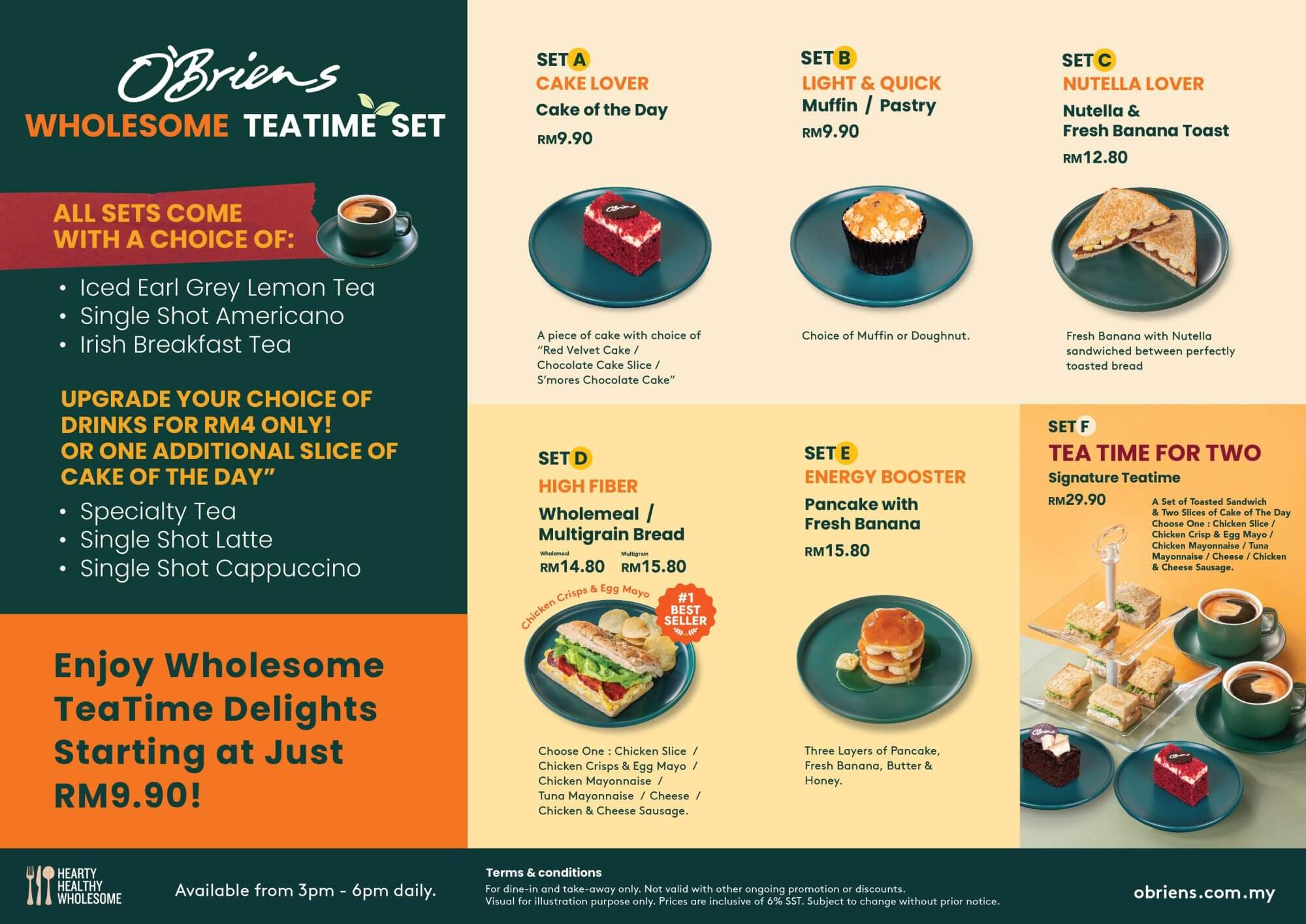 Our Menu - O'Briens Café